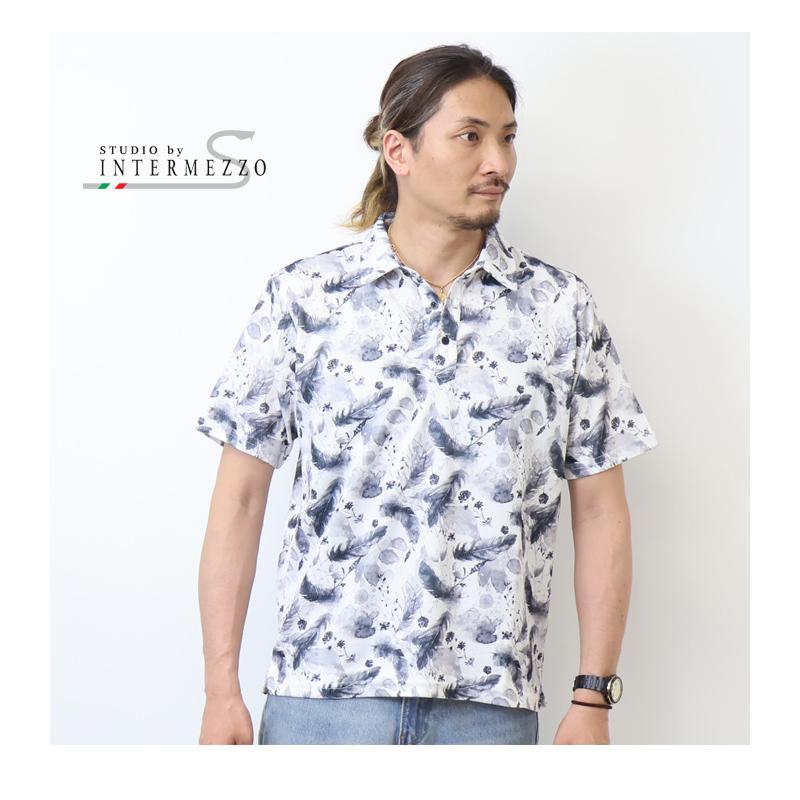 STUDIO by INTERMEZZO 総柄 半袖ポロシャツ メンズ 5232-8697 : REX ONE - 通販 - Yahoo!ショッピング