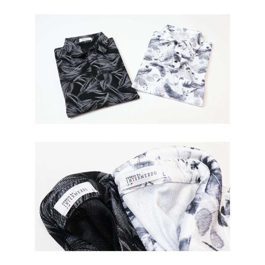 STUDIO by INTERMEZZO 総柄 半袖ポロシャツ メンズ 5232-8697 : REX ONE - 通販 - Yahoo!ショッピング