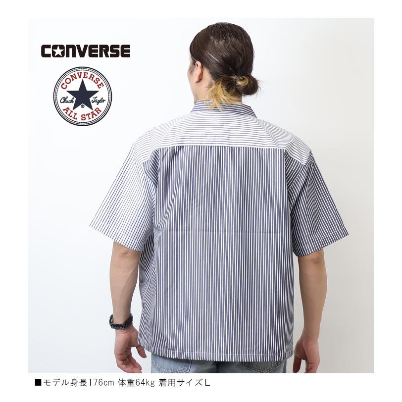 CONVERSE コンバース ワッペン ストライプ 半袖シャツ ワークシャツ メンズ 5270-5085 : REX ONE - 通販 - Yahoo!ショッピング