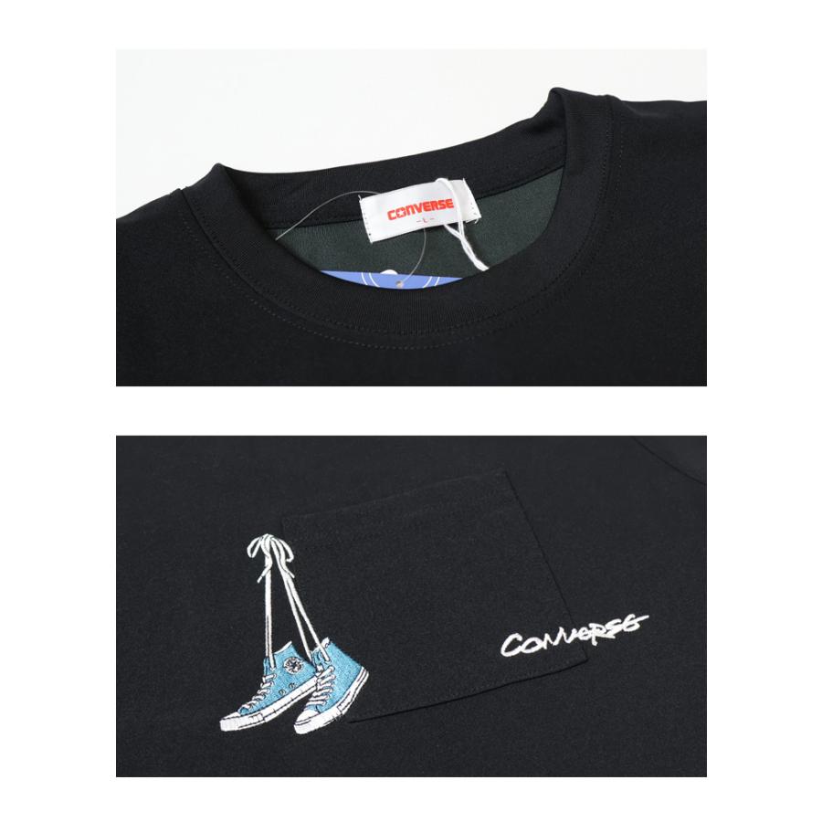 CONVERSE コンバース 胸ポケット またぎ刺繍 半袖Tシャツ メンズ 5273-4512 : REX ONE - 通販 - Yahoo!ショッピング