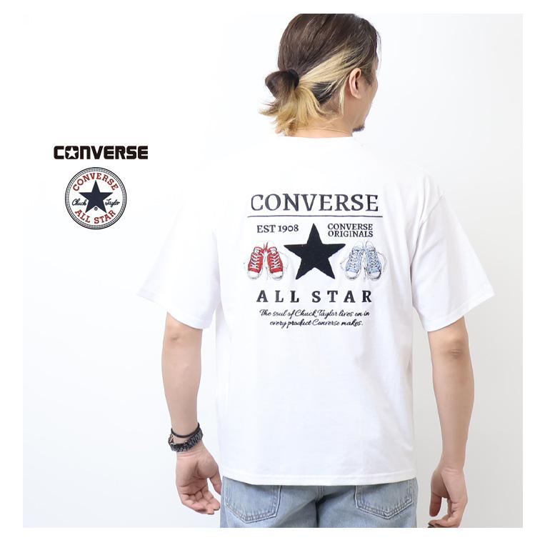 CONVERSE コンバース バック刺繍 半袖Tシャツ メンズ 5273-4514 : REX ONE - 通販 - Yahoo!ショッピング