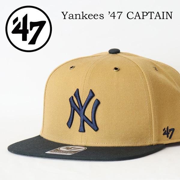 47Brand 47 BRAND フォーティーセブン ニューヨーク・ヤンキース キャップ 帽子 ワークショップ ’47 CAPTAIN ...
