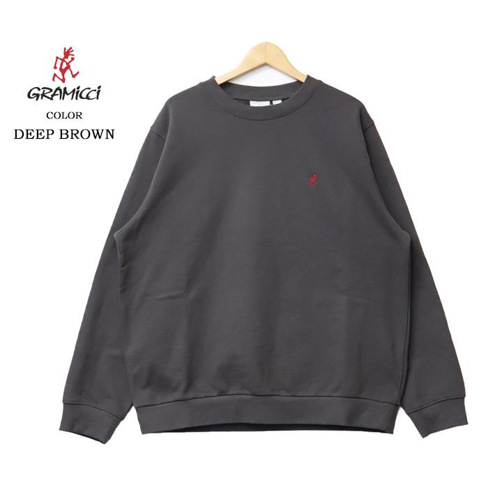 GRAMICCI（グラミチ） ワンポイント クルーネックスウェットシャツ 裏