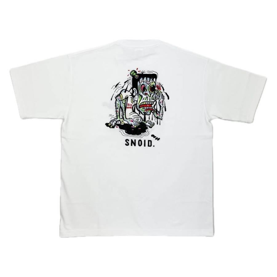 SNOID スノイド 刺繍 Tシャツ 半袖 クルーネック メンズ Big Franky Embroidery S/S T-shirts ...