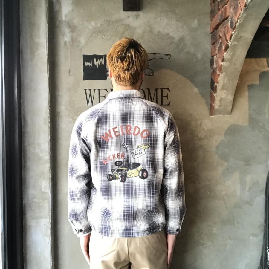 WEIRDO ROAD FREAK - JACKET (CHECK/BLACK) ウィアード コットン WEIRDO ROAD FREAK - JACKET (CHECK/BLACK) ウィアード コットン