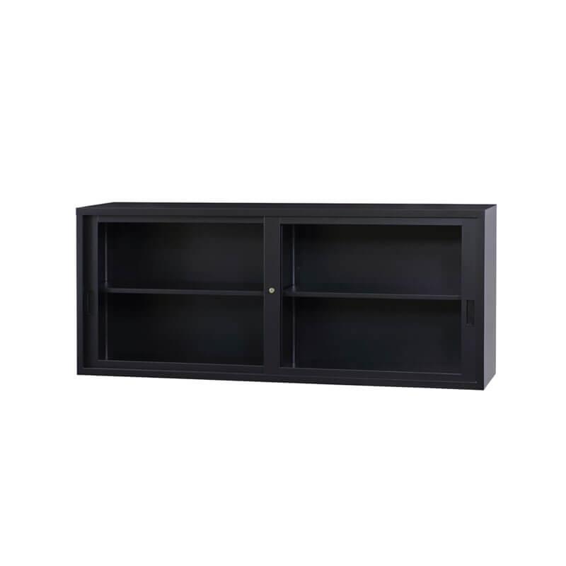 A4シリーズ スチール収納ガラス引き違い書庫62型A4上置き用H730 マットブラック A4-62G-MB : オフィス家具のRFヤマカワYahoo!店 - 通販 - Yahoo!ショッピング