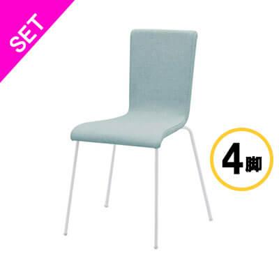 アール・エフ・ヤマカワ [SET]ファブリックチェア ミント ホワイト脚（4脚セット）RFC-FPMTWF-4SET : オフィス家具のRFヤマカワYahoo!店 - 通販 - Yahoo ...