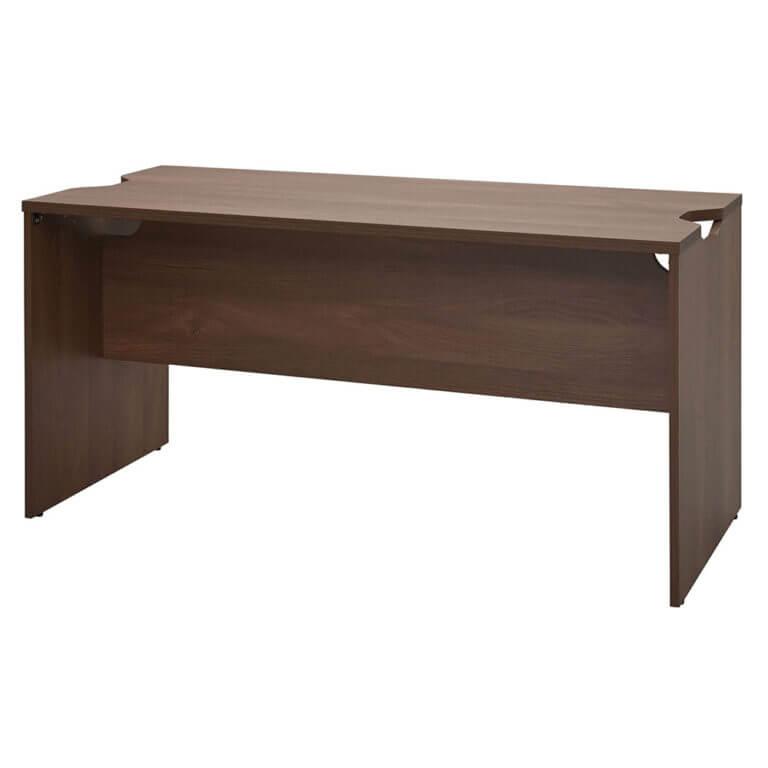 アール・エフ・ヤマカワ テンポ ローカウンター W1400×D596 ウォルナット 幕板ハーフ RFTLC-1459DM-MH : オフィス ...