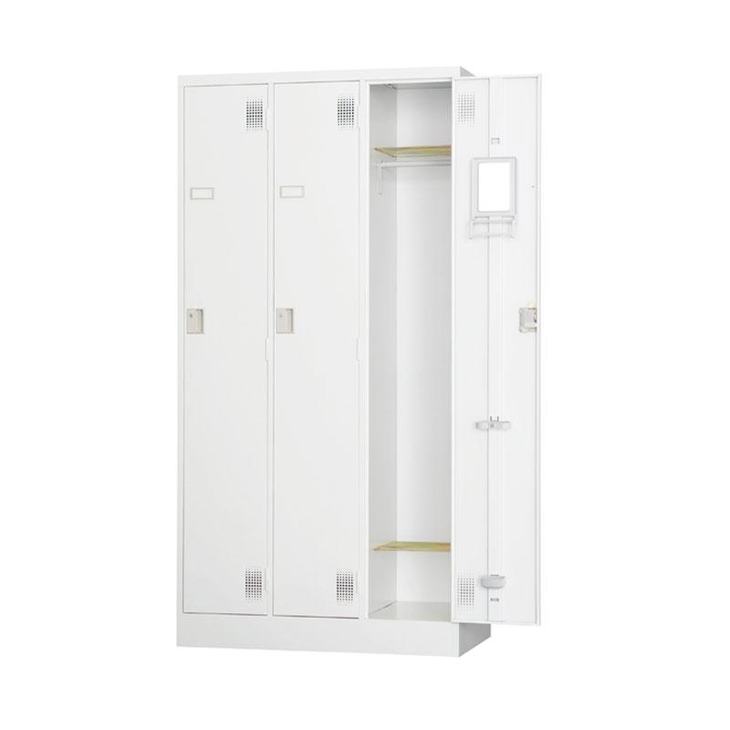 TLKシリーズ 更衣用スタンダードロッカー 3人用スリム シリンダー錠 ホワイトグレー TLK-S3 : オフィス家具のRFヤマカワYahoo!店 - 通販 - Yahoo!ショッピング