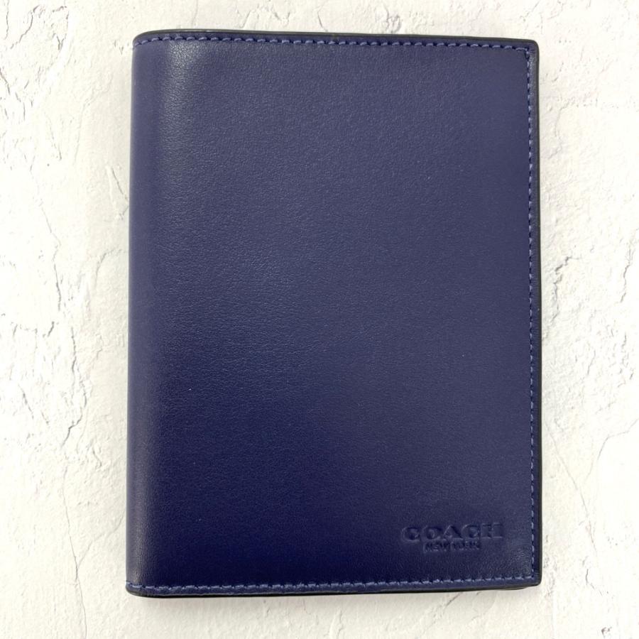 コーチ レザー パスポートケースカードケース/38080/ネイビー/COACH 翌日配送可/RF2/b210719/401769 ...