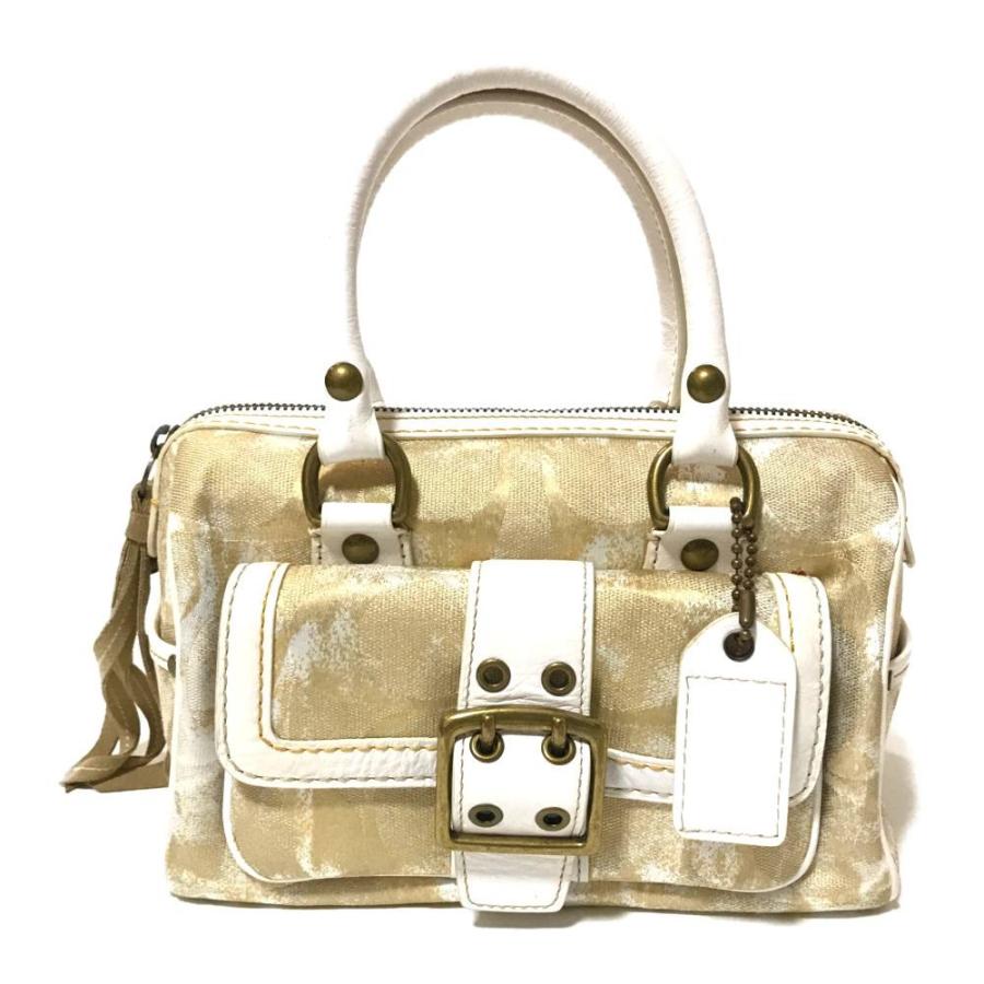 COACH コーチ シグネチャー・ハンドバッグ キャンバス×レザー COACH コーチ シグネチャー・ハンドバッグ キャンバス×レザー