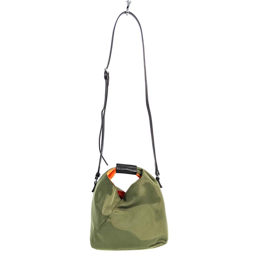 MM6 エムエムシックス JAPANESE NANO・ナイロン クロスボディ 2WAYショルダーバッグ/S54WD0106/カーキ/MM6 ...