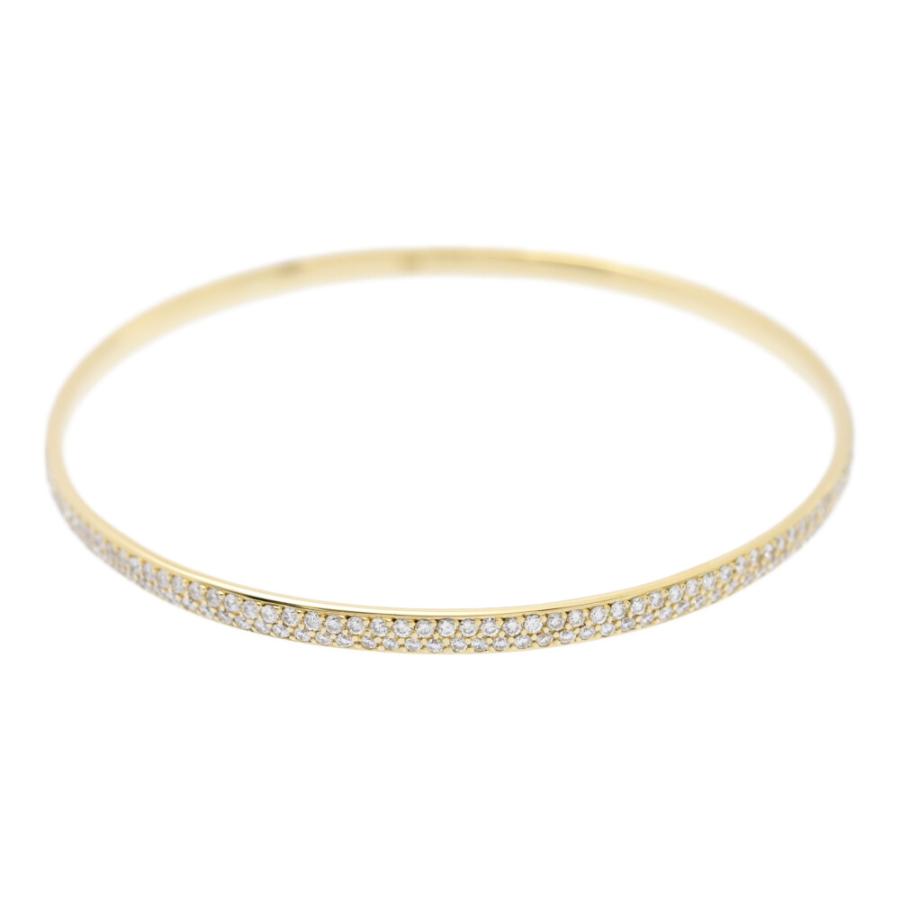 FD:3.92ct/ダイヤモンド バングル ブレスレット/K18YG/750-19.6g/イエローゴールド/プレゼント/記念日/h250429/554880 : リファスタ・Yahoo ...