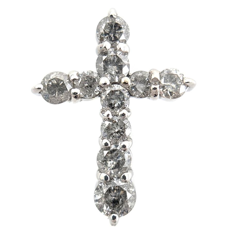 クロスモチーフ クロスモチーフ 10P・ダイヤモンドペンダントトップ/K18WG/750-1g/0.5ct/ホワイトゴールド 翌日配送可/h230209/474127 :M56A2042U:リ ...