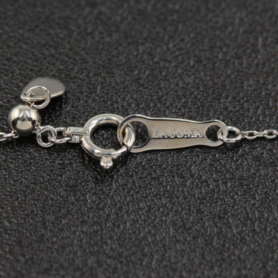 ラソマ アレキサンドライト ダイヤモンドネックレス・ペンダント/K18WG/750-2.7g/AL0.18ct/FD:0.25ct/LA SOMA 翌日配送可/h210324/384663 ...