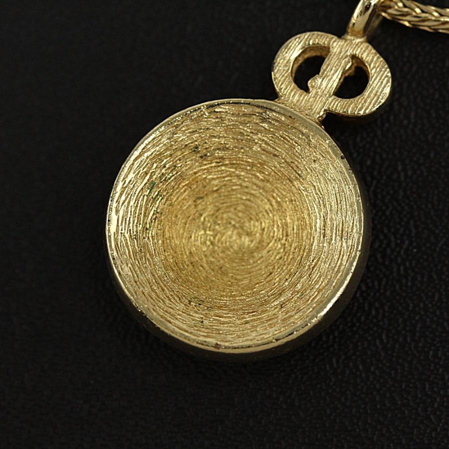 クリスチャンディオール ロゴ スター ストーンネックレス・ペンダント/ゴールド/Christian Dior 翌日配送可/RF4 ...