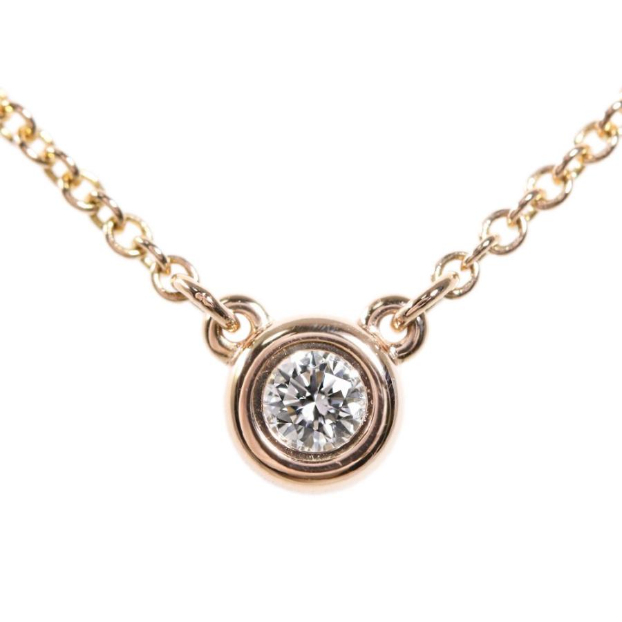 TIFFANY&Co. ティファニー エルサペレッティ・バイザヤード/DBY 1P・0.05ct ダイヤモンドネックレス・ペンダント ...