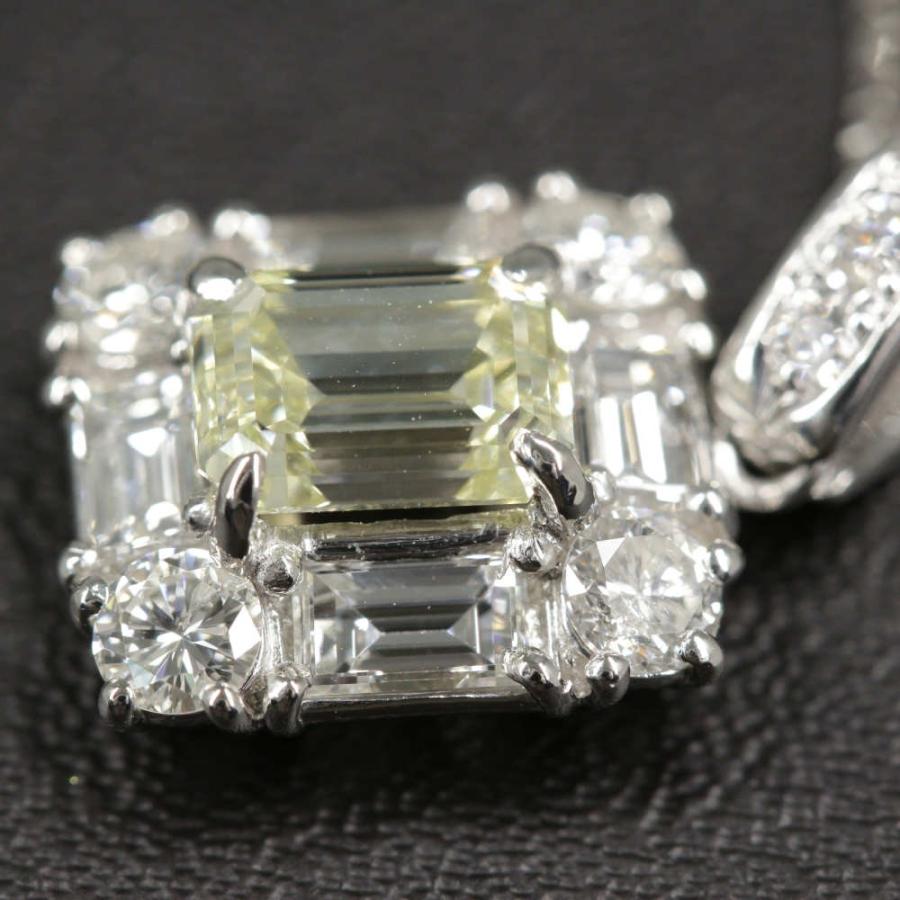 Very Light Yellow・ダイヤモンドネックレス・ペンダント・天然/Pt900-Pt850-7.0g/1ct/FD:1.003ct/RF3/h200128/324020 : リファス ...