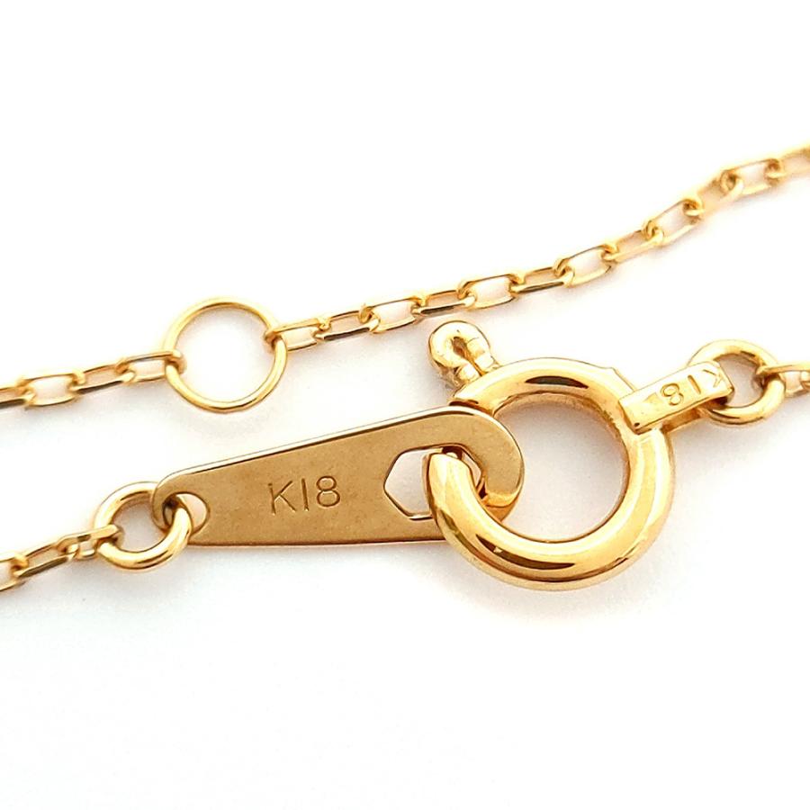 オレフィーチェ シンプルライン・プチ 1P・ダイヤモンドネックレス・ペンダント/K18YG/750-0.9g/0.09ct//Orefice /h230327/478664 ...