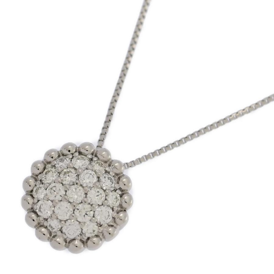 0.3ct/4月誕生石 ラウンドフォルム・ダイヤモンド ネックレス・ペンダント/Pt950-Pt850-3.1g/プラチナ/プレゼント/記念日 ...