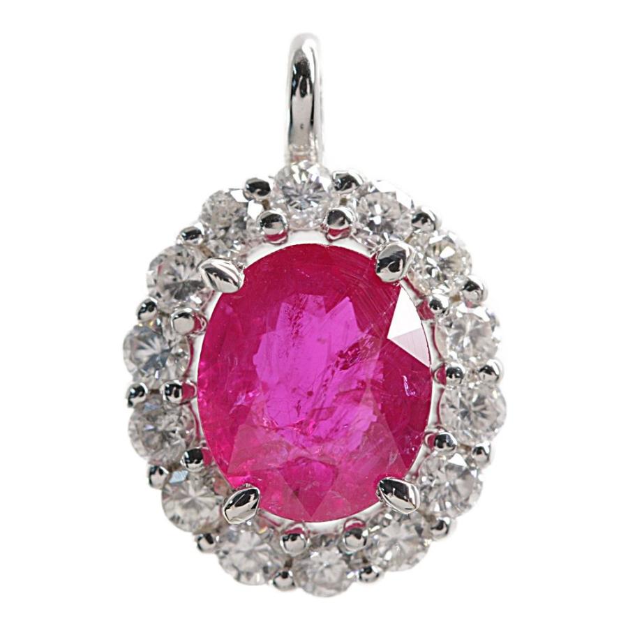 【新品】スリランカ・ルビー・ダイヤモンドネックレス・ペンダントトップ/Pt900-0.8g/RU0.682ct/FD:0.26ct/中央宝石研究所/h200311/327844 : リファスタ ...