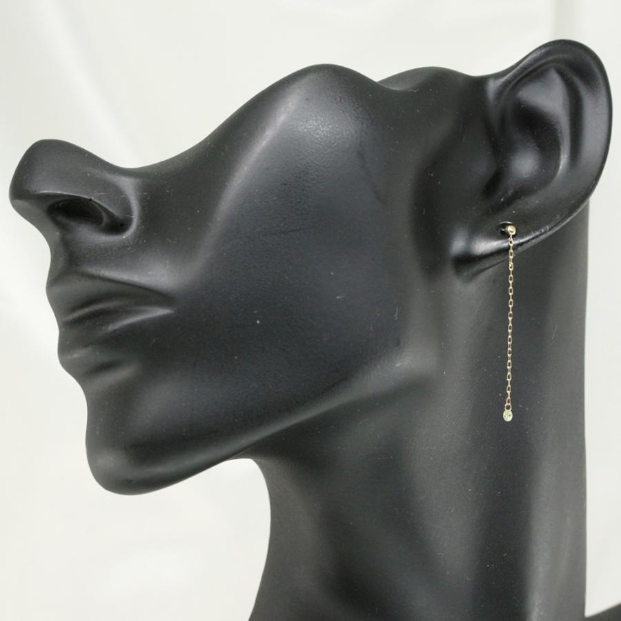 2P・ダイヤモンド チェーンピアス/K18YG/750-0.3g/0.06ct/FD:0.06ct/イエローゴールド 翌日配送可/h220616/444689 : paja1592l : リ ...