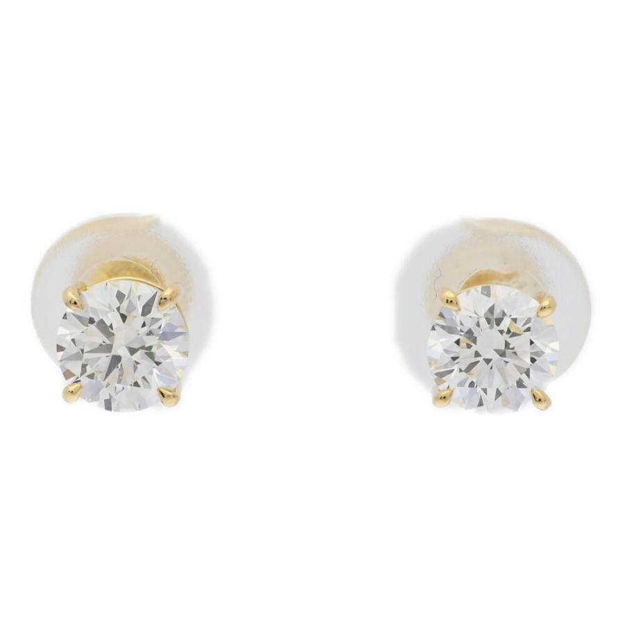 スタッズセッティング・4月 誕生石・ダイヤモンド・ダイヤモンドピアス/K18YG/750-1g/0.710ct/FD:0.708ct/イエロー ...