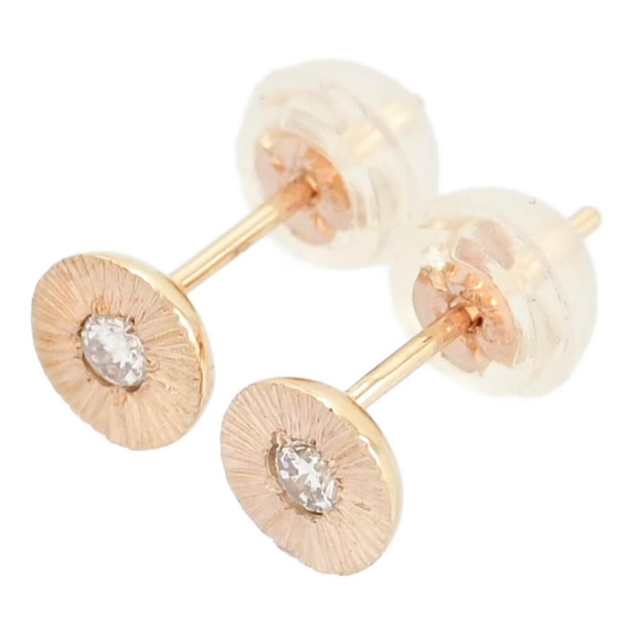 0.03ct 0.03ct Sirena Azzurro セイレーンアズーロ サークルモチーフ・4月誕生石・ダイヤモンドピアス/K18PG/750-0.9g /h240702/524778 ...