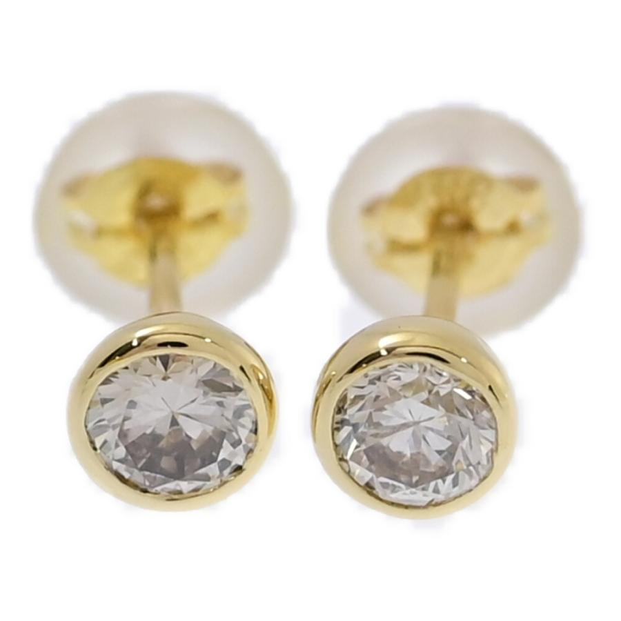 FD:0.36ct/DBYモチーフ 2P・ダイヤモンド ペア スタッド ピアス/K18YG/750-0.4g/イエローゴールド/プレゼント/記念日/h250217/547802 : リファスタ ...