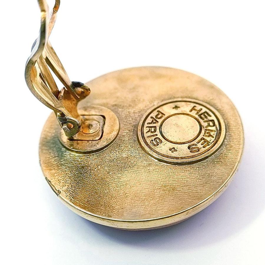 HERMES エルメス セリエ・イヤリング/合金/メッキ/ゴールド×ピンク/HERMES 翌日配送可/h230307/477402 : リ ...