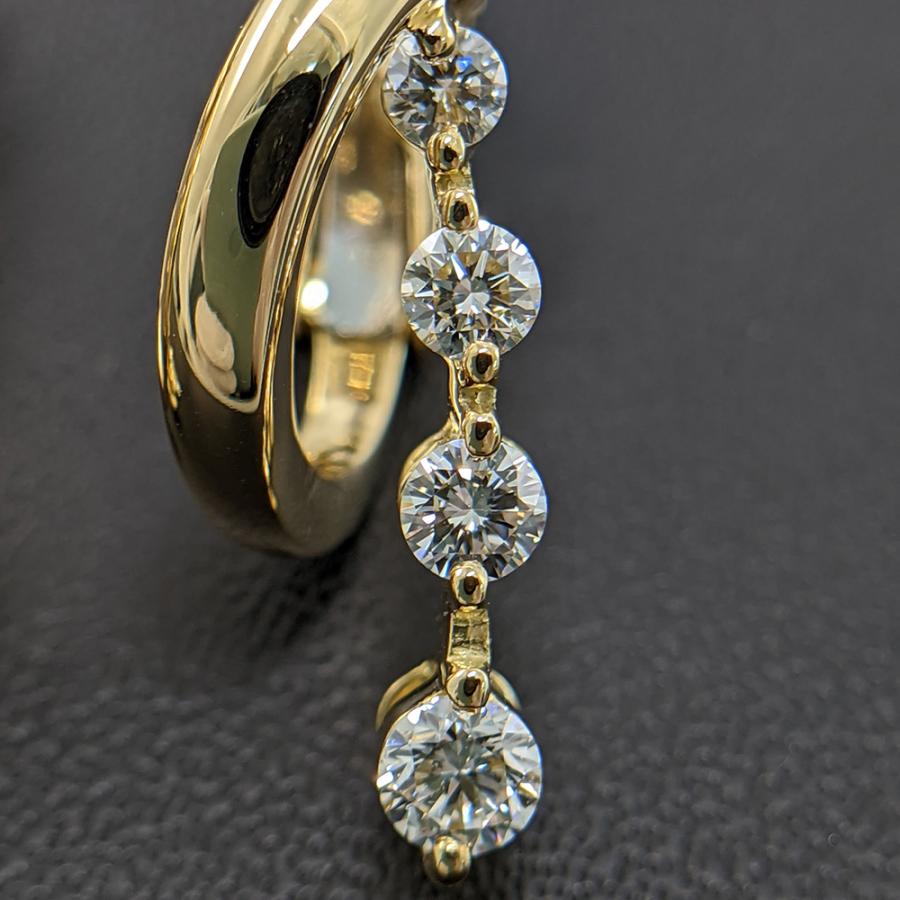 ジュネ 5P・ダイヤモンドイヤリング/K18YG/750-5.7g/0.68ct/イエローゴールド/jeunet 翌日配送可/h221209/468392 : prga0522l : リファス ...