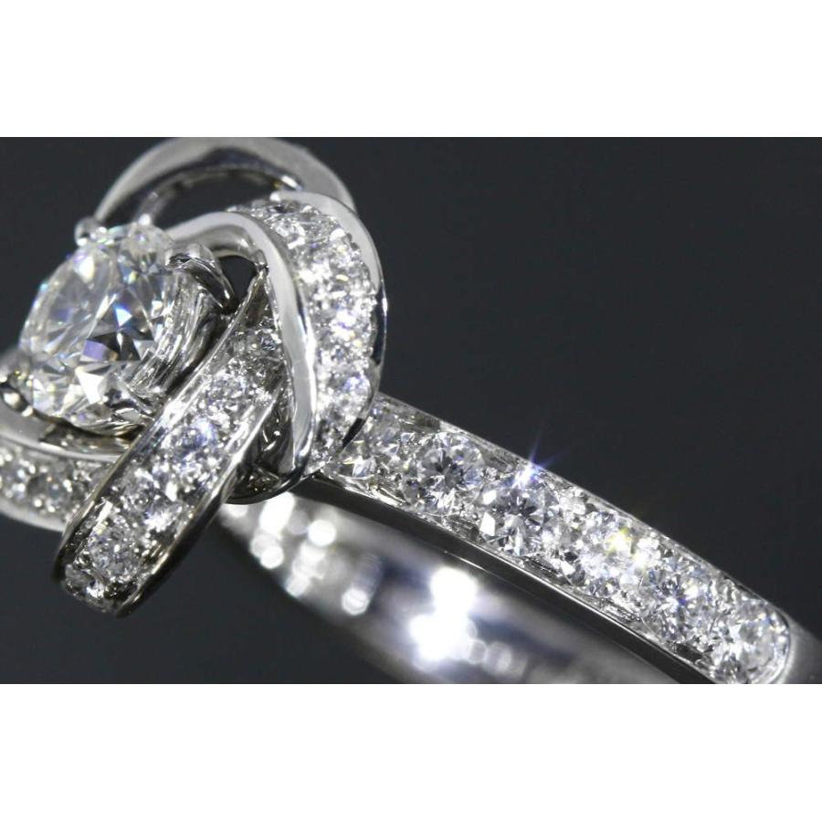 BOUCHERON ブシュロン アバ ピヴォワンヌ フラワーモチーフ・ダイヤモンドリング/K18WG/4.8g/0.42ct-FVVS13EX/0.57ct/GIA/5号/BOUCHERON ...