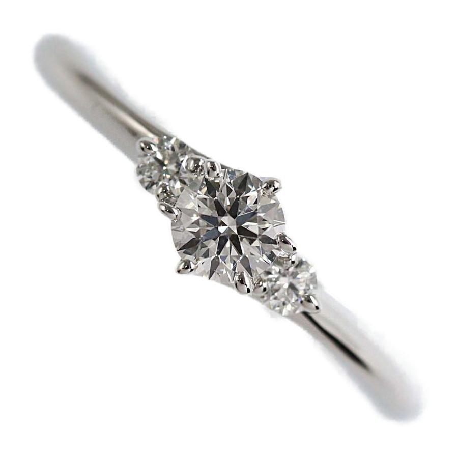 銀座ダイヤモンドシライシ Aigleアイグレイ ダイヤモンド エンゲージリング/Pt950-3.0g/0.198ct/6.5号/Ginza Diamond Shiraishi /RF2 ...