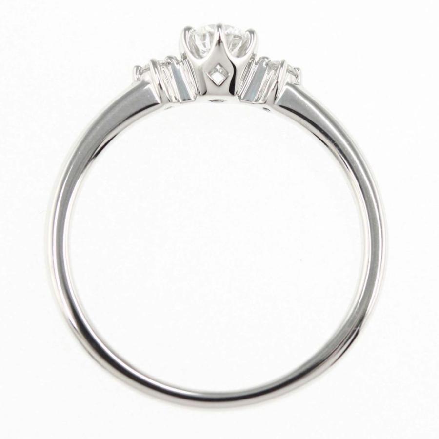 フロウェーブス Sweet words ダイヤモンドエンゲージリング 指輪/Pt950-2.6g/0.212ct/鑑定書/10号/#50/Flowaves /h210514/391758 ...