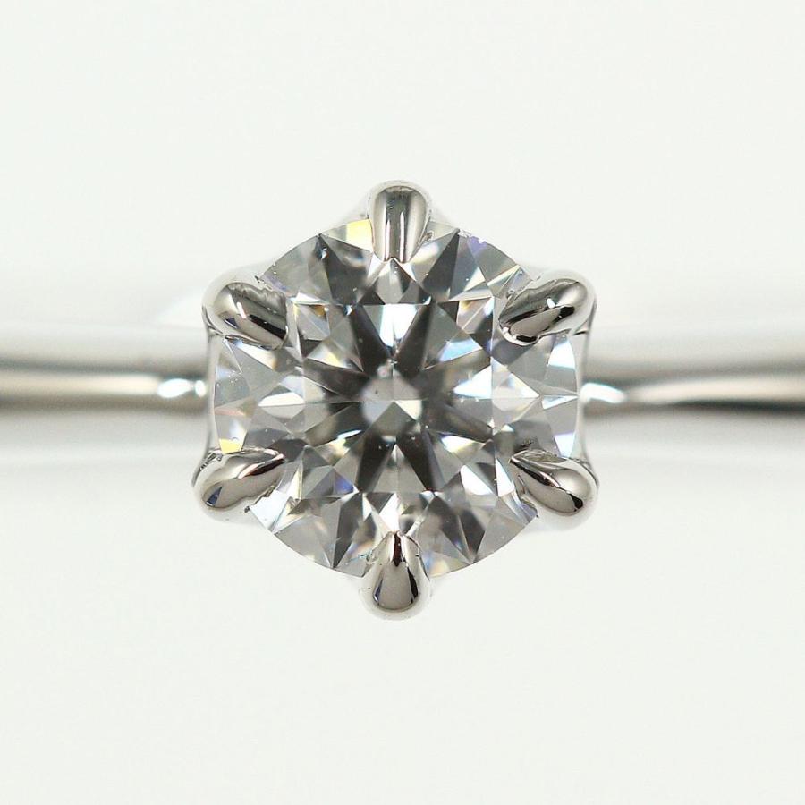 銀座ダイヤモンドシライシ 0.183ct ダイヤモンドエンゲージリング 指輪/Pt950-2.1g/鑑定書/9号/#49/Ginza Diamond Shiraishi /h211207 ...