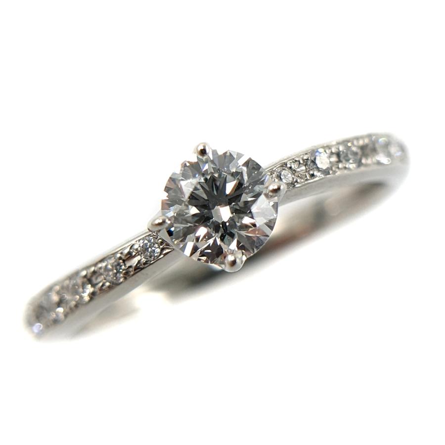 Ponte Vecchio ポンテヴェキオ 1P・ダイヤモンド・ダイヤモンドリング・指輪/Pt900-3.2g/0.31ct/FD:0.11ct/9号/#49/Ponte Vecchio ...