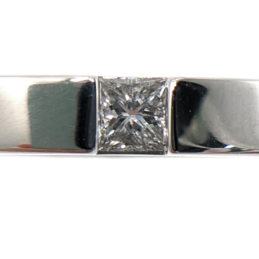 ハリー・ウィンストン プリンセスカットマリッジ 1P・ダイヤモンドリング・指輪/Pt950-6.6g/FD:0.1ct/13号/#53/HARRY WINSTON /h221125 ...