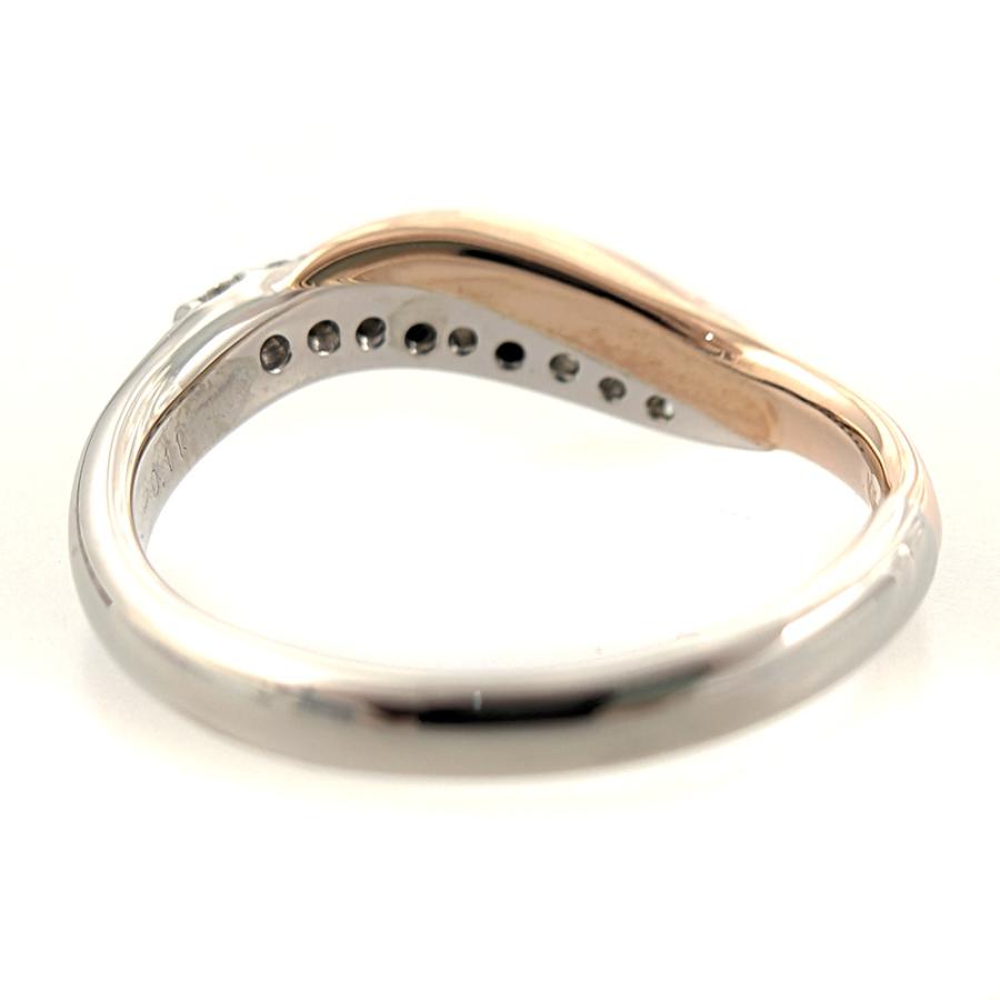 アイプリモ ノクターナル コンビ/Nocturnal Combination ・ダイヤモンドリング/K18/750×Pt950-Pメイン/0.11ct/10号/#50/I-PRIMO ...