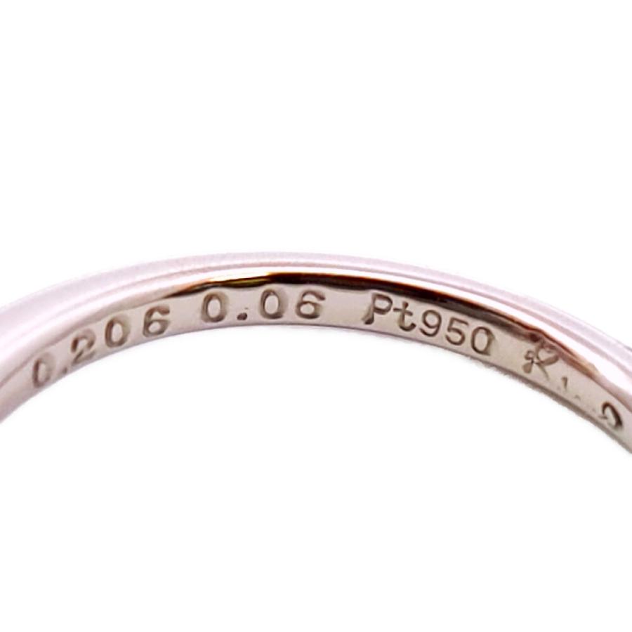 ケイウノ 1P・ダイヤモンド・ダイヤモンドリング・指輪/Pt950-3.1g/0.206ct/FD:0.06ct/7号/#47/プラチナカラー/K-uno 翌日配送可/h230527 ...