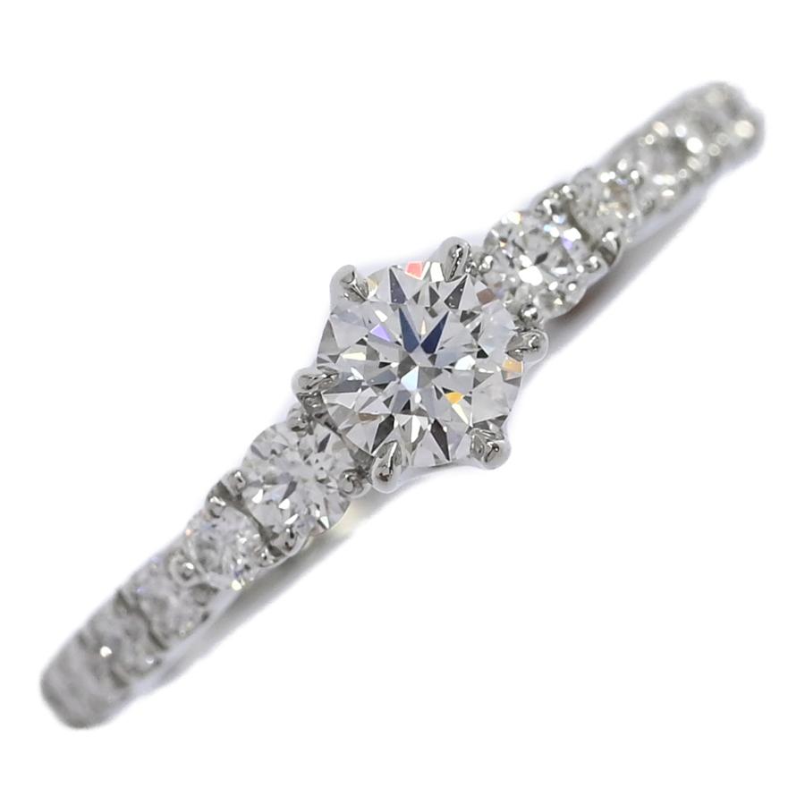 銀座ダイヤモンドシライシ ダイヤモンドリング・指輪/Pt950-2.4g/0.196ct/FD:0.206ct/6号/#46/Ginza Diamond Shiraishi/h231026 ...