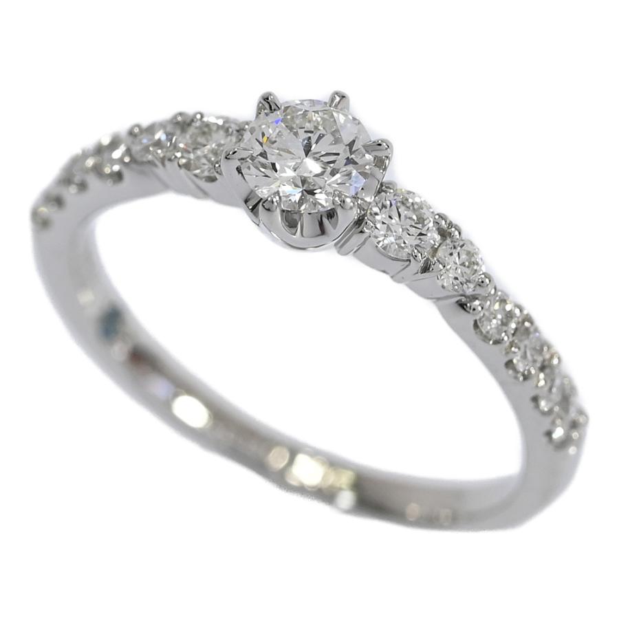 銀座ダイヤモンドシライシ ダイヤモンドリング・指輪/Pt950-2.4g/0.196ct/FD:0.206ct/6号/#46/Ginza Diamond Shiraishi/h231026 ...