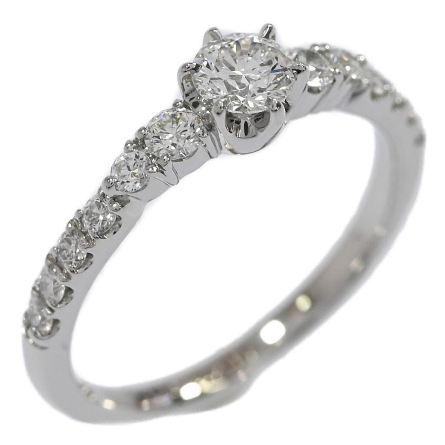 銀座ダイヤモンドシライシ ダイヤモンドリング・指輪/Pt950-2.4g/0.196ct/FD:0.206ct/6号/#46/Ginza Diamond Shiraishi/h231026 ...