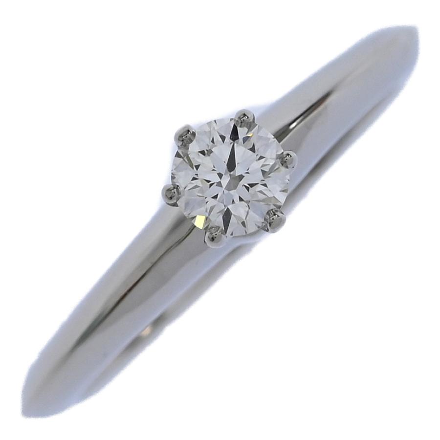 ティファニー ソリティア/ソリテール/Solitaire 1P・ダイヤモンドリング・指輪/Pt950-3.7g/0.20ct/7.5号/#47.5/TIFFANY ＆ Co. /h231026 ...