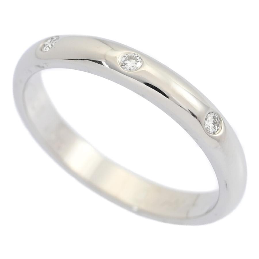 カルティエ 1895 WEDDING BAND 1895 ウェディング 3P・ダイヤモンドリング・指輪/Pt950-2.8g/0.04ct/6号/#46/B4058300/Cartier ...