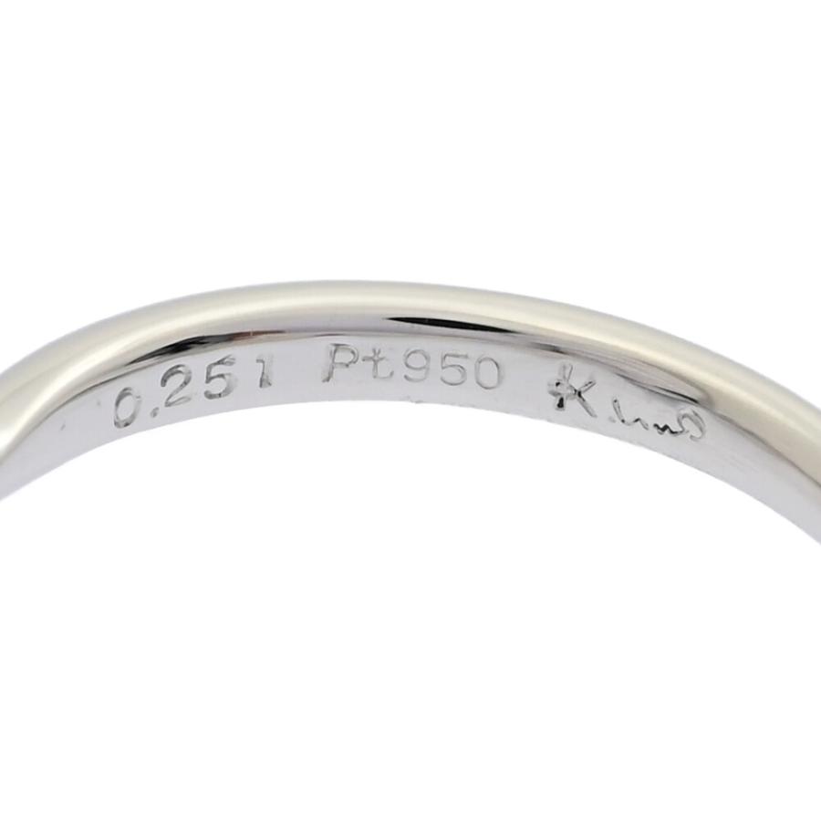 0.251ct/K-uno ケイウノ フラワーモチーフ 1P・ダイヤモンドリング・指輪/Pt950-3.3g/6号/#46/プラチナ/結婚指輪/記念日//h240809/527941 ...