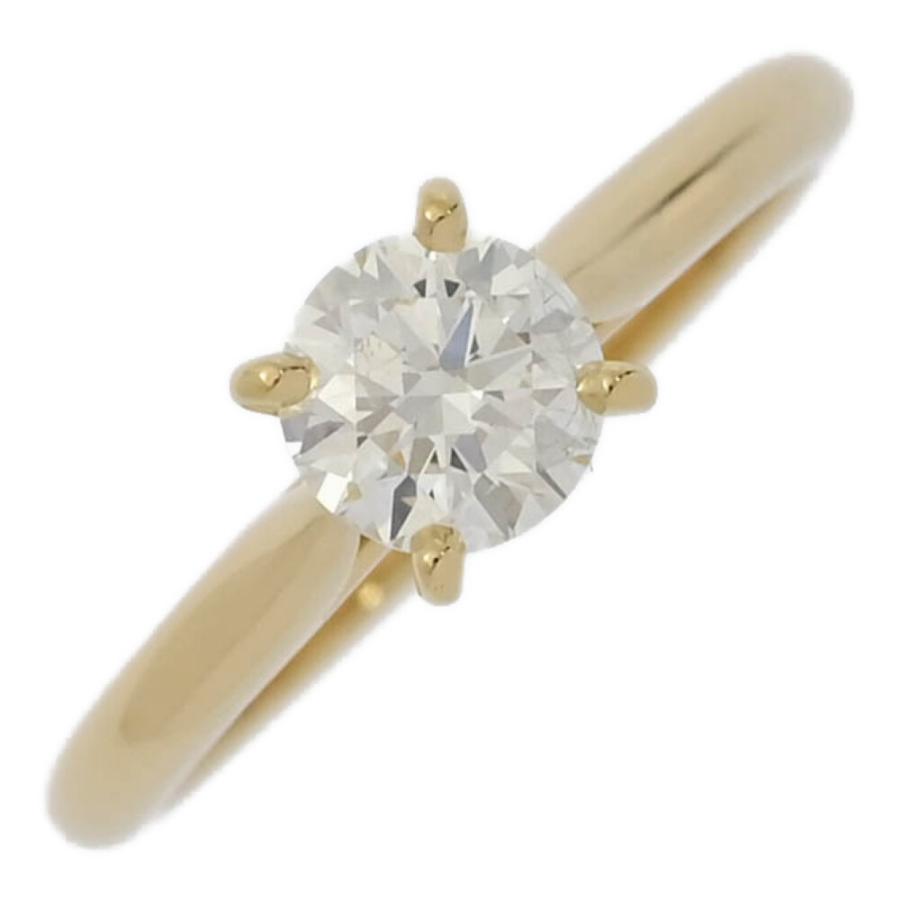 Cartier 0.55ct/Cartier カルティエ ソリティア/ソリテール/Solitaire・ダイヤモンドリング・指輪/K18YG/750-2.3g/8号/#48/婚約指輪 ...