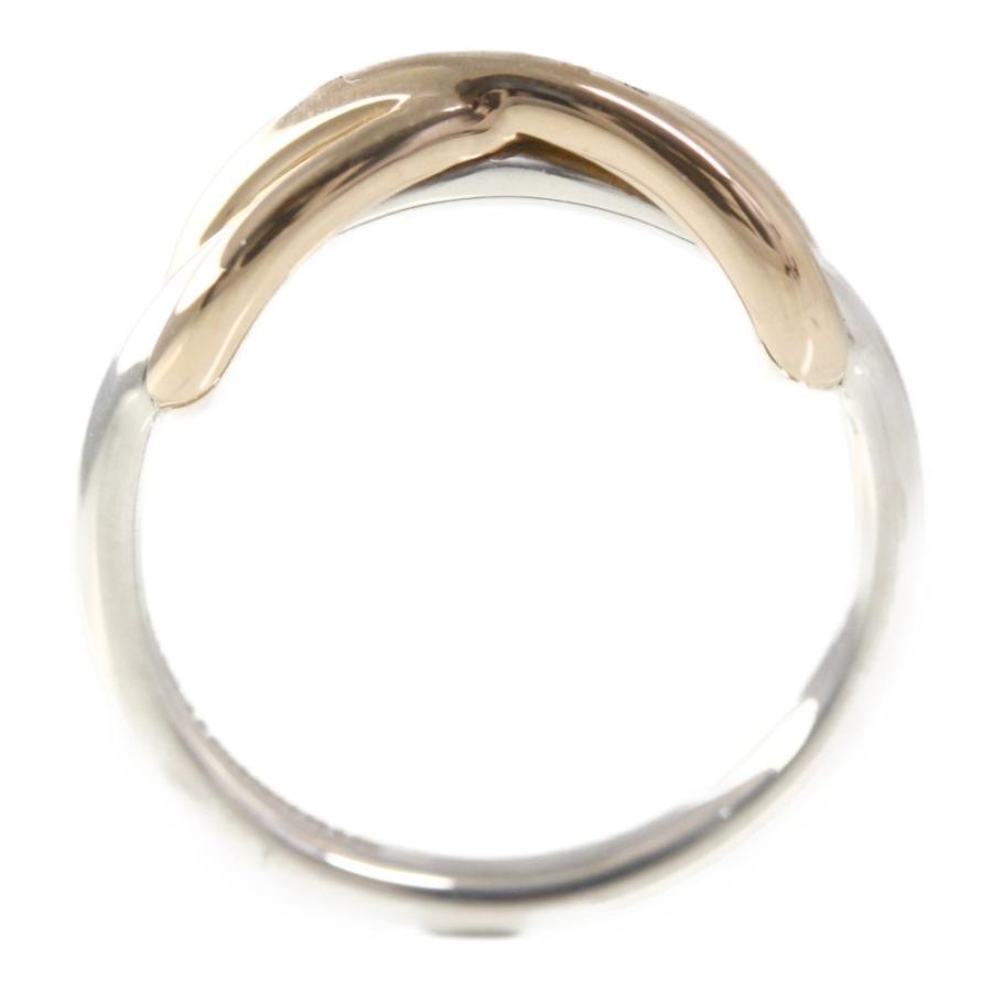 TIFFANY&Co. ティファニー クロスリング・指輪/Sv925×K18/750 TIFFANY&Co. ティファニー クロスリング・指輪/Sv925×K18/750