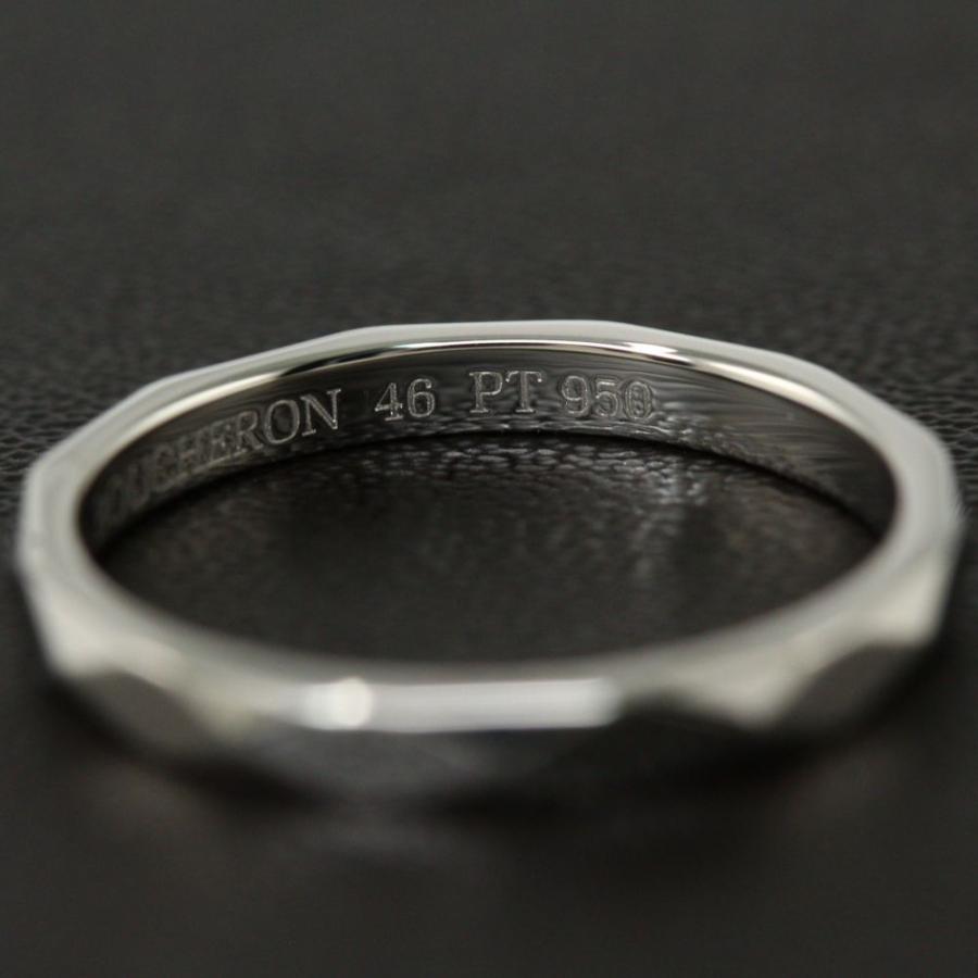 BOUCHERON ブシュロン ファセット リング 指輪/Pt950-2.3g/6号 BOUCHERON ブシュロン ファセット リング 指輪/Pt950-2.3g/6号