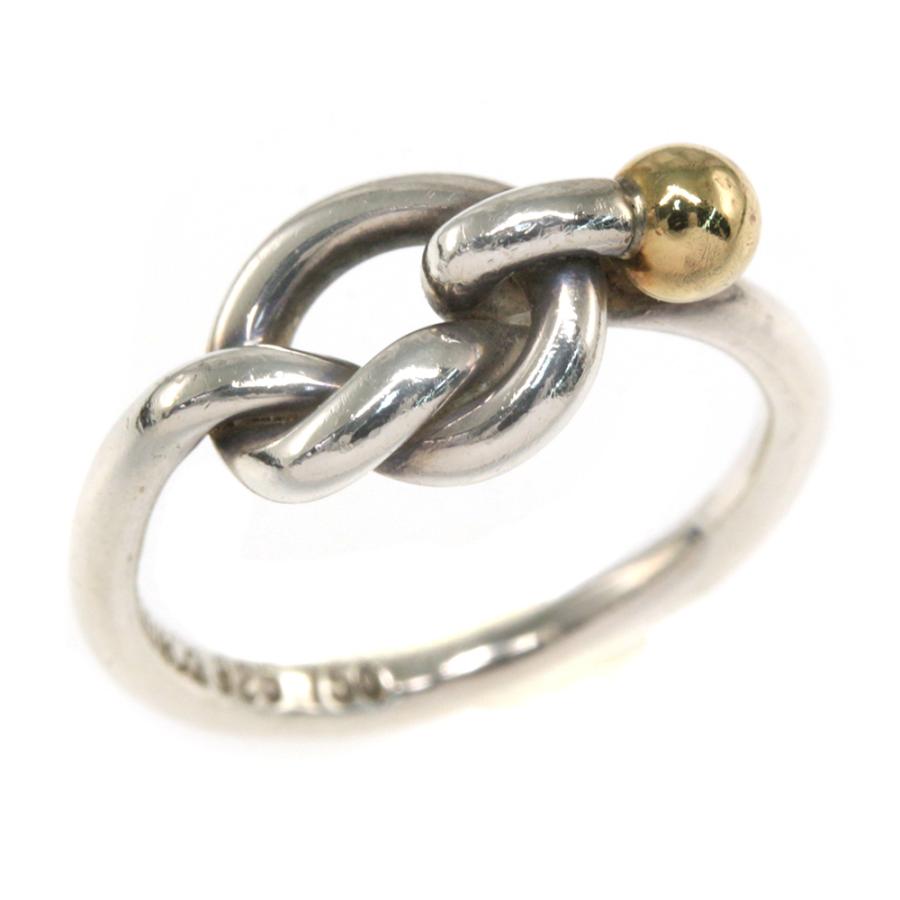 TIFFANY&Co. ティファニー ラブノットリング・指輪/Sv925×K18/750コンビ/11.5号/#51.5/シルバー イエローゴールド/TIFFANY ＆ Co. 翌日配送可 ...