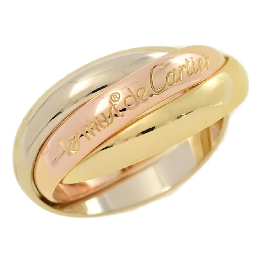 Cartier カルティエ マストドゥカルティエ・マストトリニティリング・指輪/K18Y+W+P/750,3カラー-7.3g/10号/#50B1/h241107/537410 : リファスタ ...
